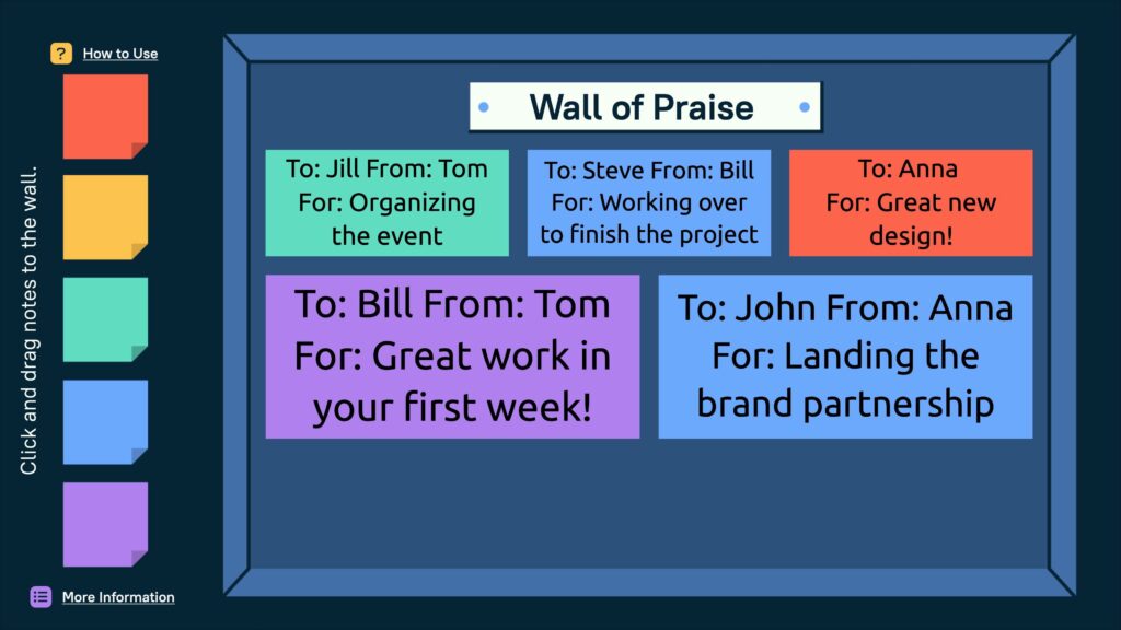Wall of Praise | Alleo